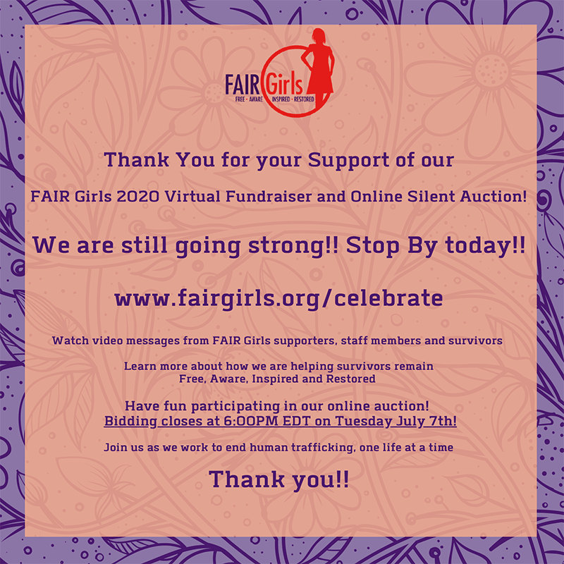 Fair Girls | Free – Aware – Inspired – Restored